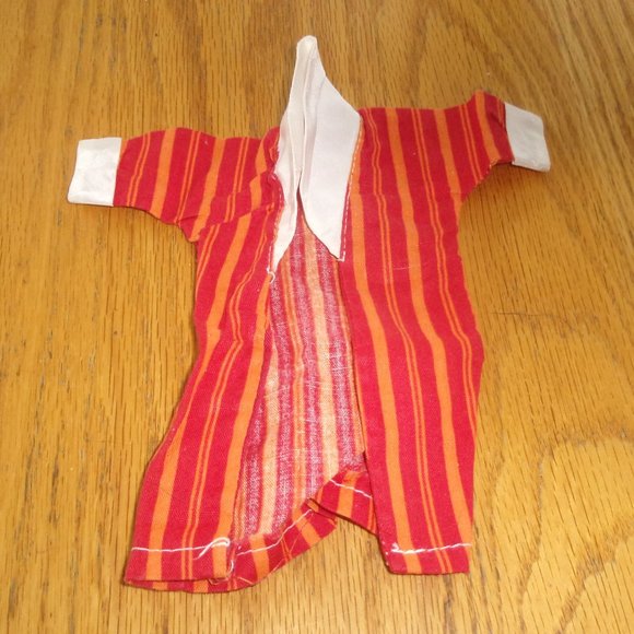 Barbie | Toys | Barbie Doll Ken Clothes Red Orange Striped Bathrobe ...